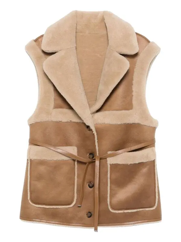 URBANCODE Sleeveless Reversible Vest - Brown