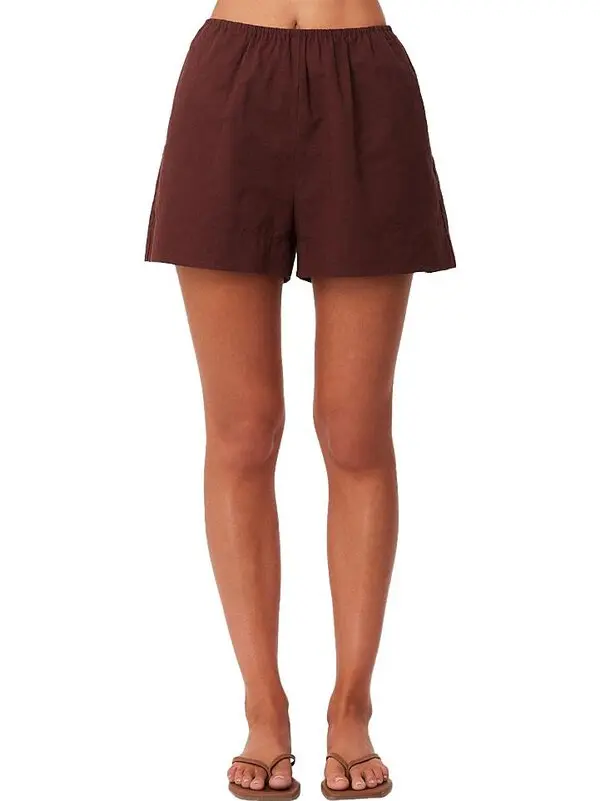 SNDYS Ismene Pull-on Shorts - Chocolate