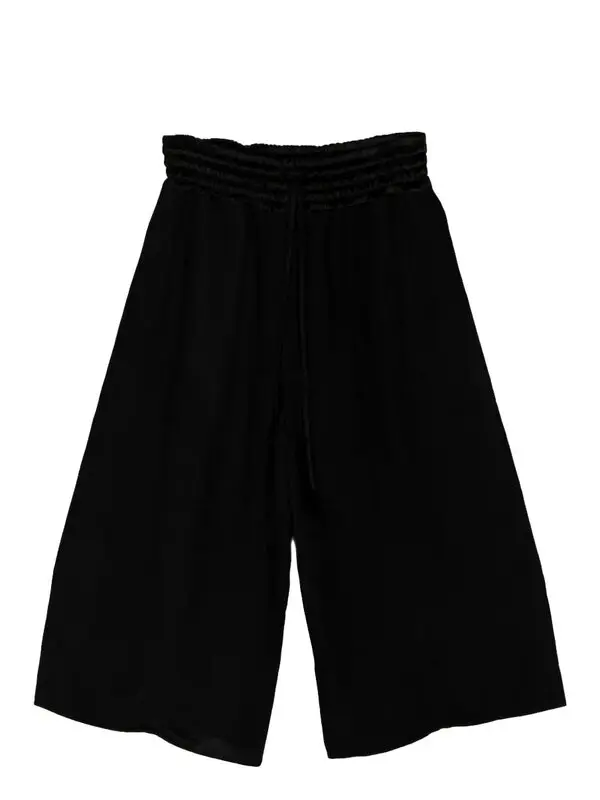 Maria Mcmanus Wide-leg Basketball Culottes - Black