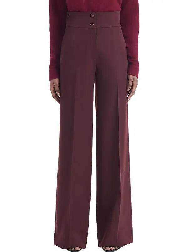Altuzarra Rudy Wool Pants - Deep Cherry