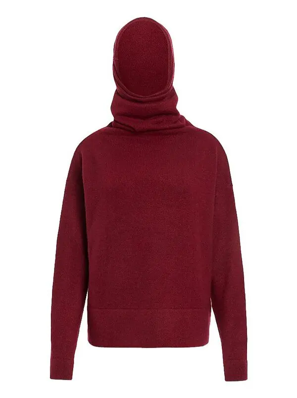 Altuzarra Lester Cashmere Hooded Sweater - Grenache