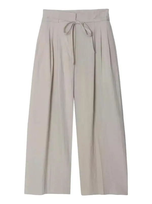 3.1 Phillip Lim Pleated Cropped Trousers - Neutrals