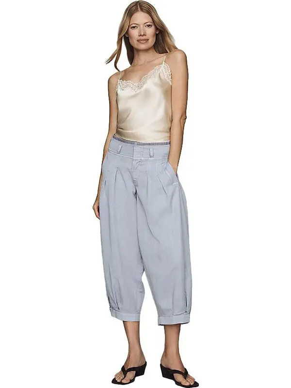 PILCRO Balloon Jogger Pants - Lavender Blue