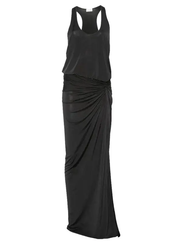 Andamane The Attico Juno Knot-detail Maxi Dress - Black