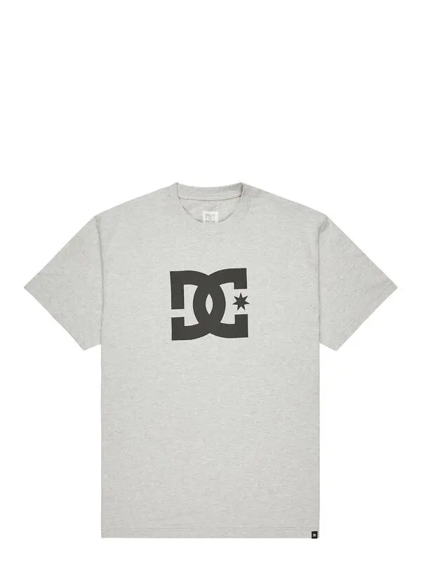 DC SHOES Star Heritage Short Sleeve Shirt - Light Heather Grey