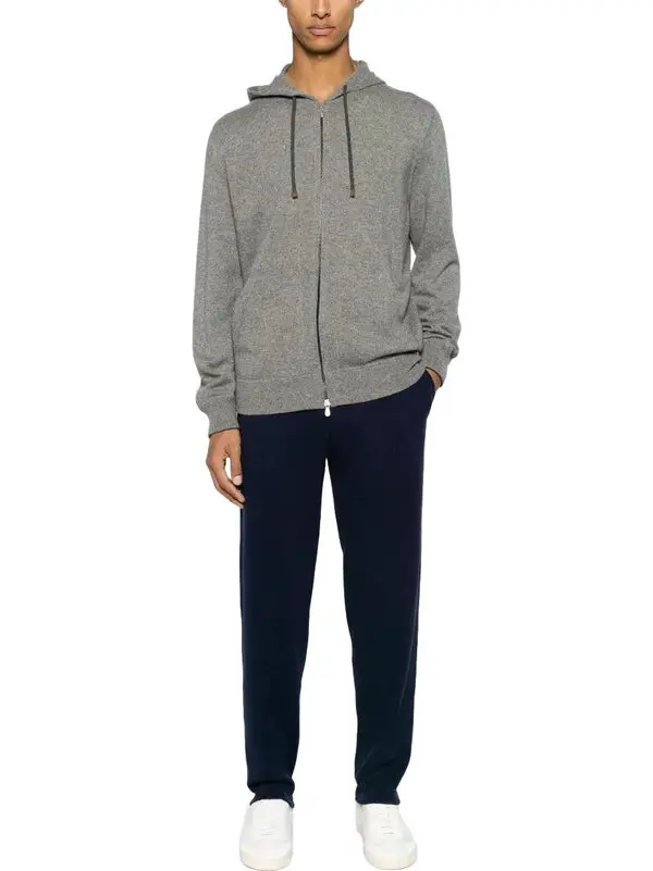 Brunello Cucinelli Monili-drawstring Track Pants - Blue