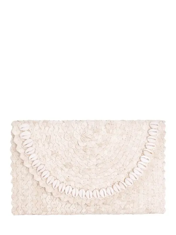 JELAVU Coco Small Clutch - White