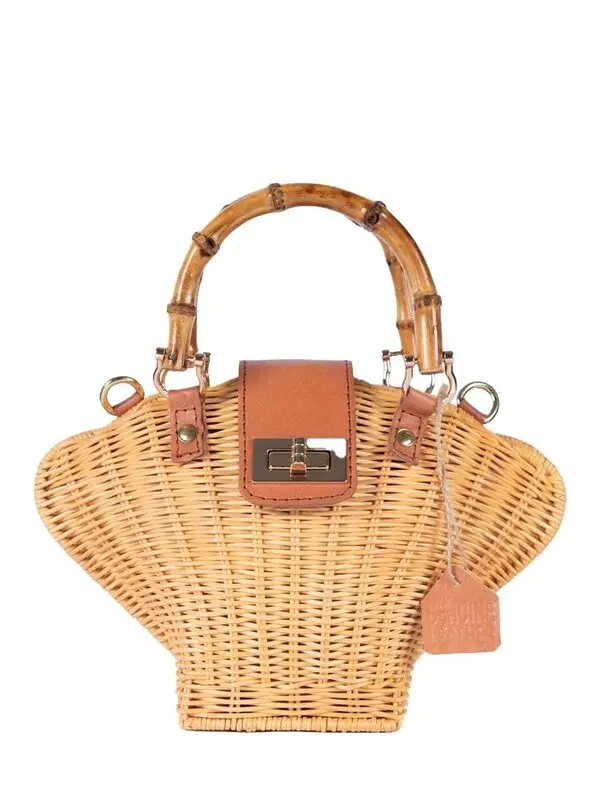 JELAVU Maree Bamboo Crossbody Bag - Brown