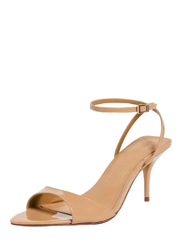 Schutz Elodie Buckle Sandals - Ecru Olive