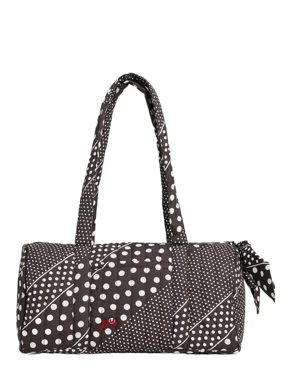 DAMSON MADDER Quilted Weekender Bag - Dark Brown