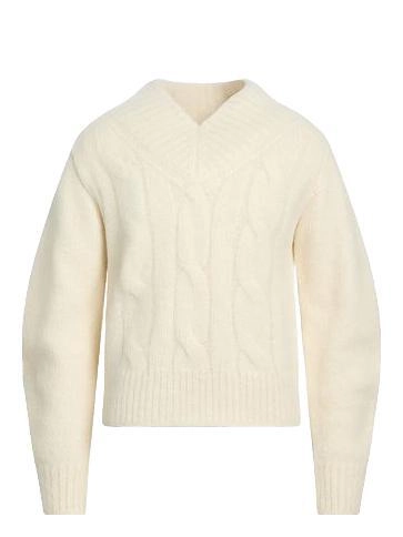 JIL SANDER Sweater Size Mohair Wool, Alpaca Wool, Polyamide, Wool - Ivory