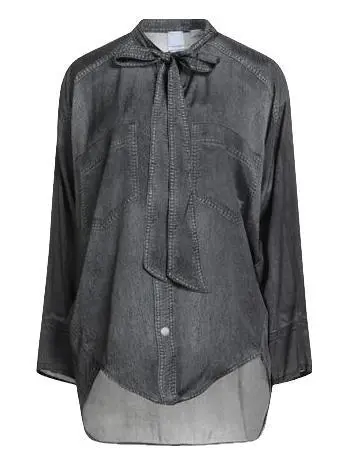 Pinko Viscose Blend Bow Blouse - Grey