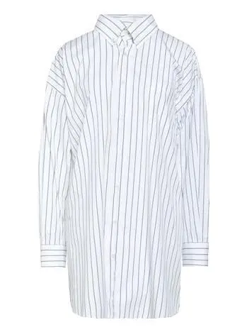 Fabiana Filippi Striped Cotton Poplin Shirt - White