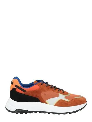 Hogan Leather And Textile Low-top Sneakers - Red
