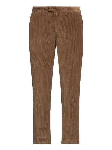 DONDUP Corduroy Tapered Leg Cropped Pants - Brown