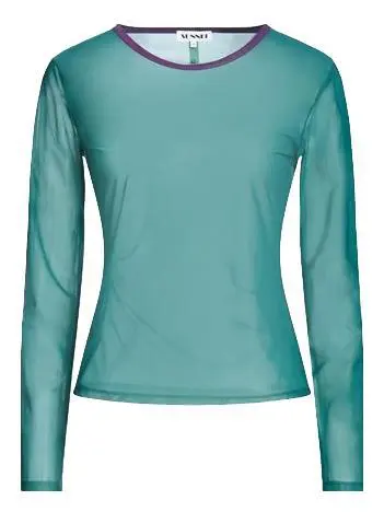 Sunnei Organza Long Sleeve Top - Green