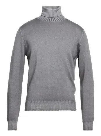 FILIPPO DE LAURENTIIS Merino Wool Turtleneck Sweater - Grey