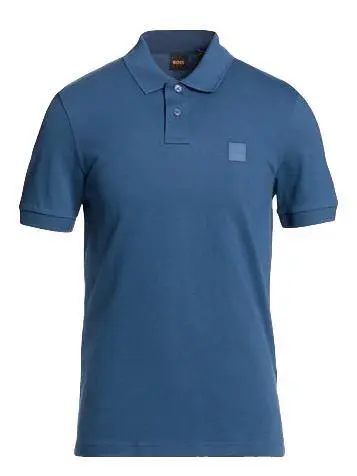 BOSS Polo Shirt Size Cotton, Elastane - Green