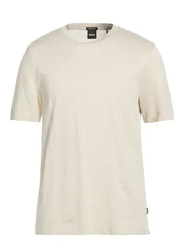 BOSS T-shirt Size Linen, Cotton - Beige