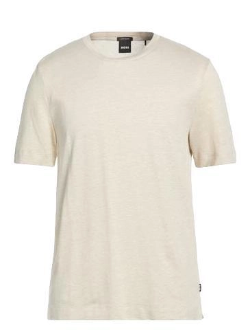 BOSS T-shirt Size Linen, Cotton - Beige