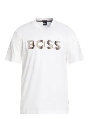 BOSS T-shirt Size Cotton - White