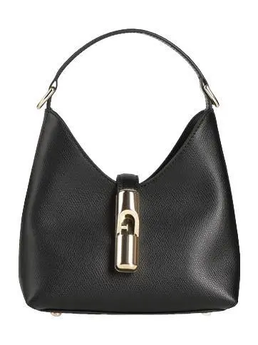 Furla Leather Hobo Bag - Black