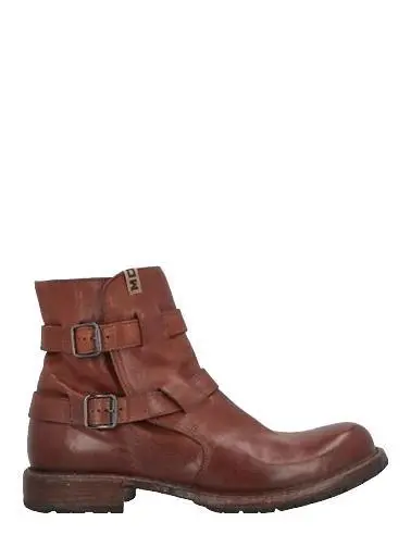 Moma Leather Ankle Boots - Brown