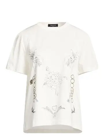 Fabiana Filippi Cotton T-shirt With Print - White