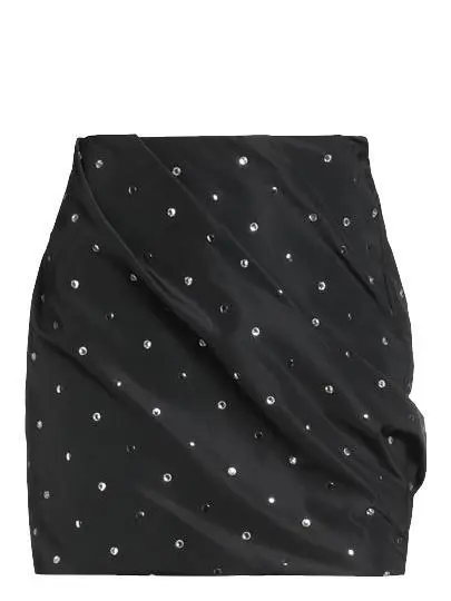 Pinko Mini Skirt With Embellishments - Black