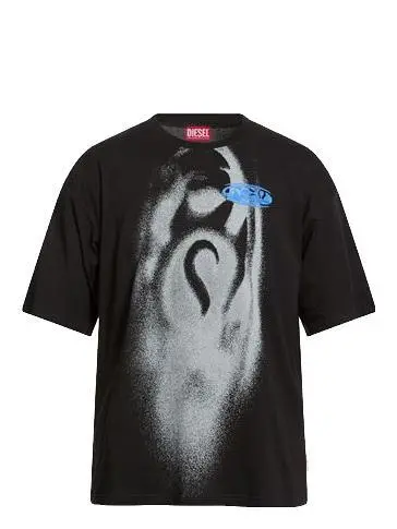 DIESEL® T-shirt Size Cotton - Black
