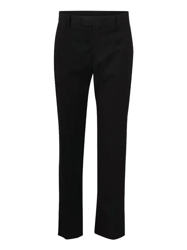 N°21 Tailored Trousers With Pressed Crease - Black