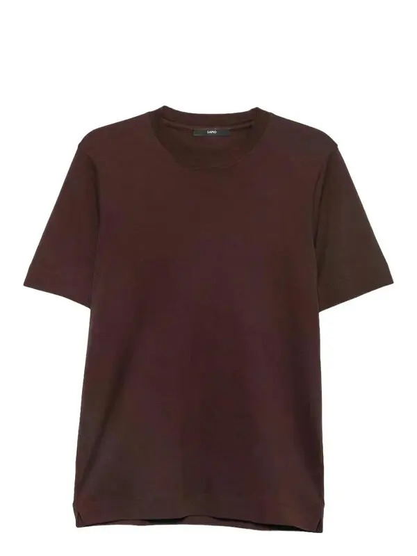 SAPIO Crew-neck T-shirt - Brown