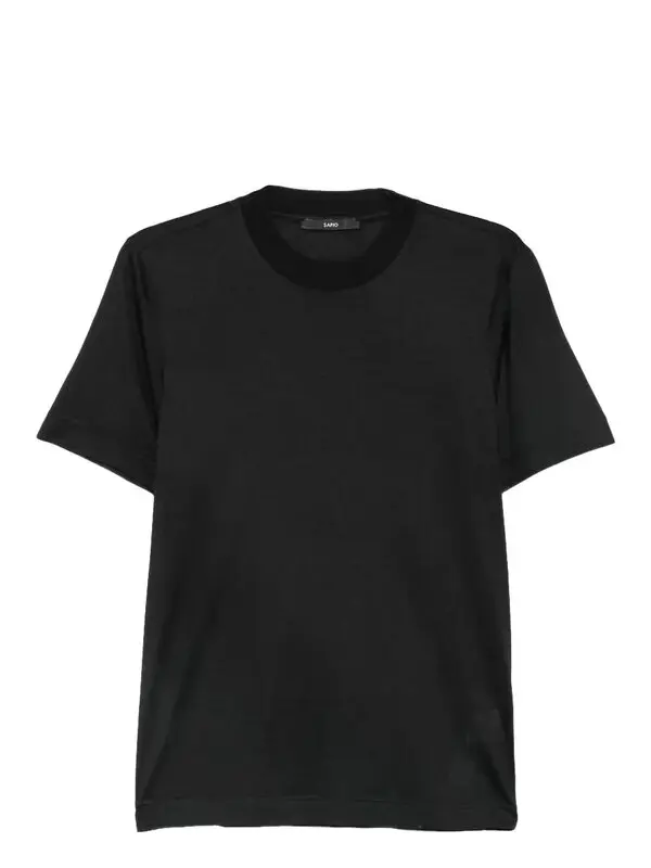 SAPIO Crew-neck T-shirt - Black