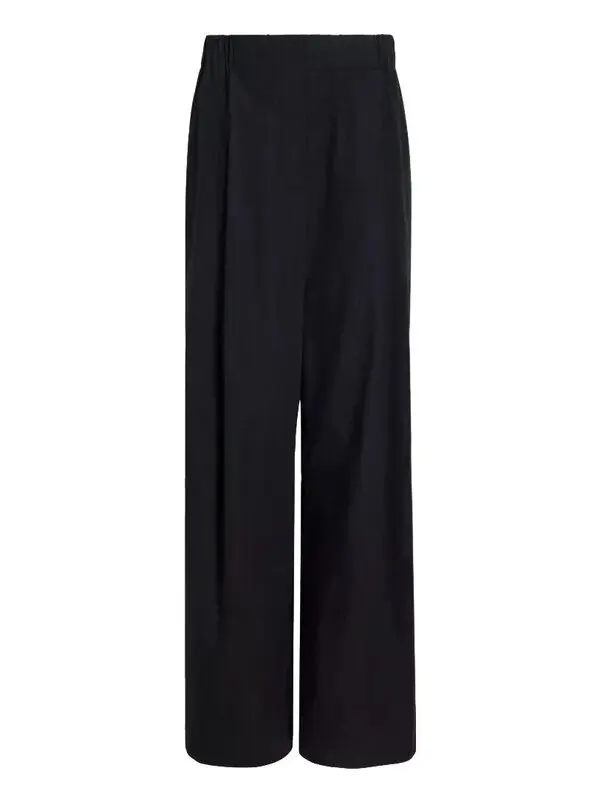 Proenza Schouler Lissia Pant In Cotton Shirting - Black