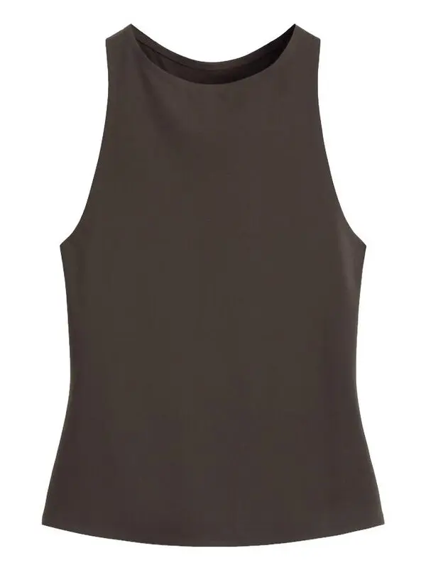 Cos Racerback Tank Top - Brown