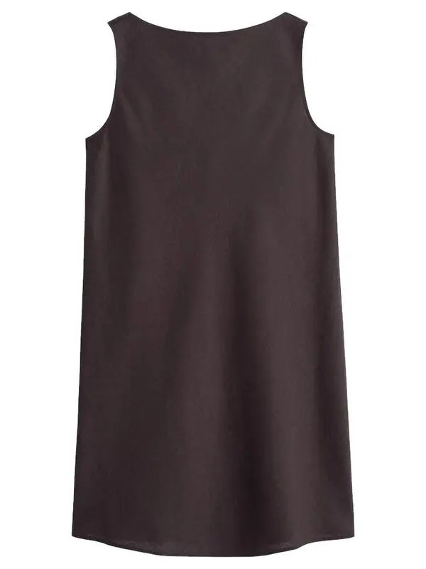 Cos Tailored Linen Mini Dress - Red