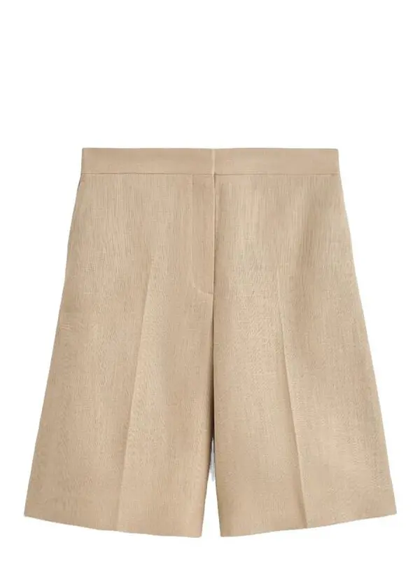 Cos Longline Tailored Shorts - Beige