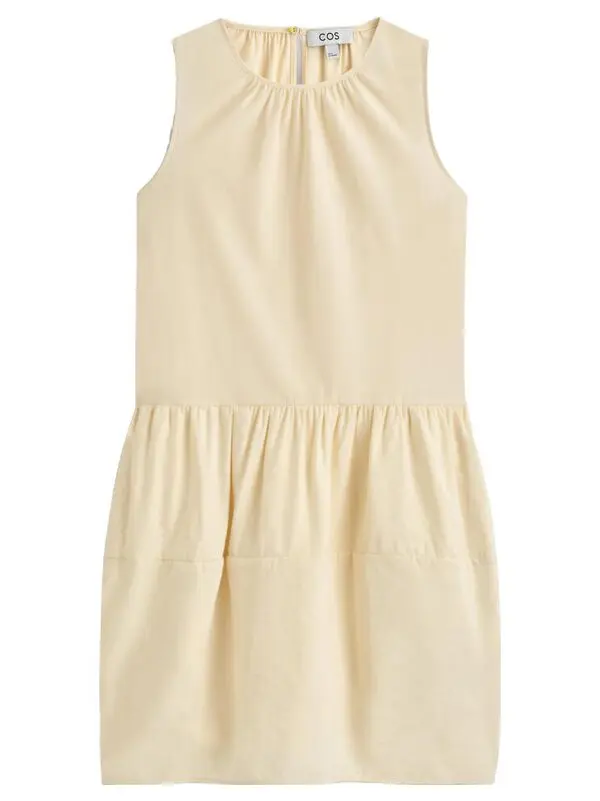 Cos Paneled Mini Dress - Yellow
