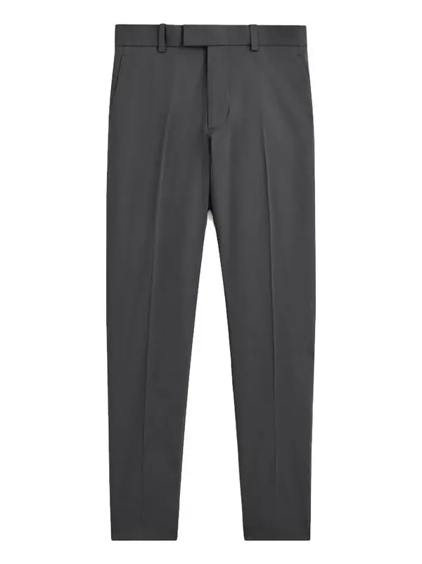 Cos Slim-fit Cotton-nylon Blend Trousers - Dark Grey