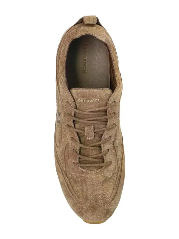 Tory Burch Leather Sneakers - Brown