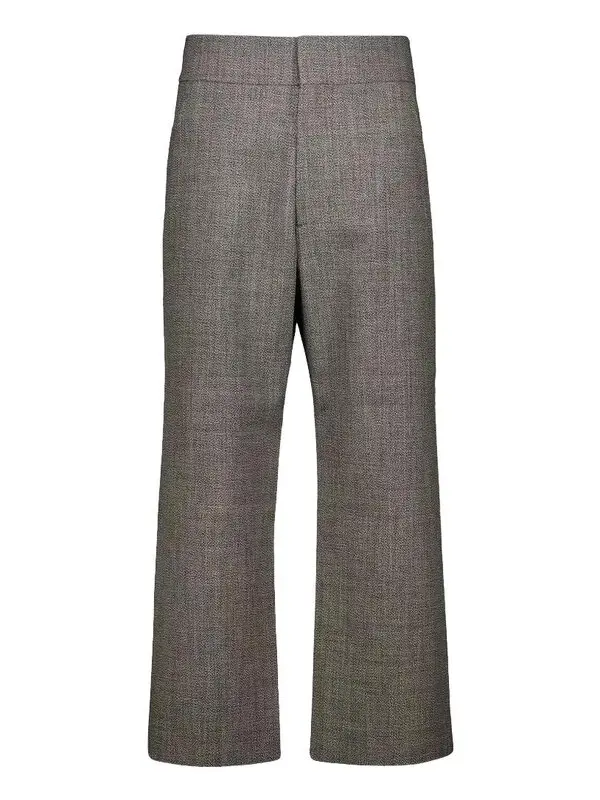 Fear Of God Virgin Wool Mouline Trousers - Grey