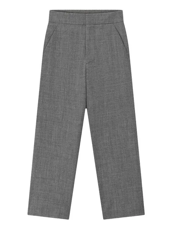 Fear Of God Virgin Wool Mouline Trousers - Grey