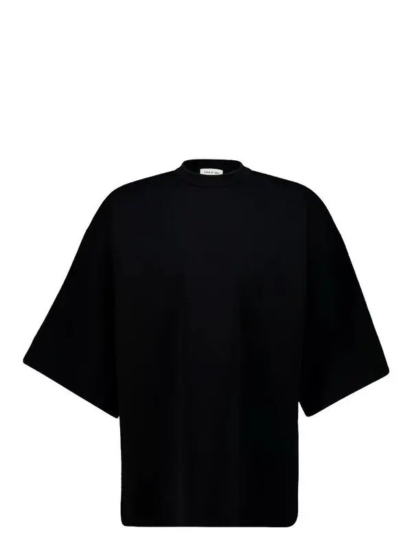 Fear Of God Wool-knit Oversized T-shirt - Black