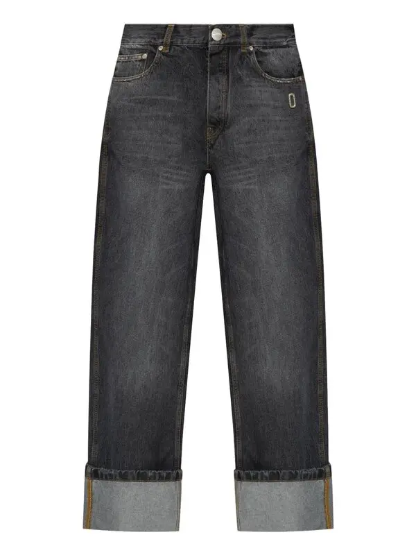 Marc Jacobs High-waisted Wide Leg Jeans - Black