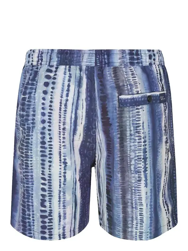 ESCAPISTA Tie-dye Swim Shorts - Blue