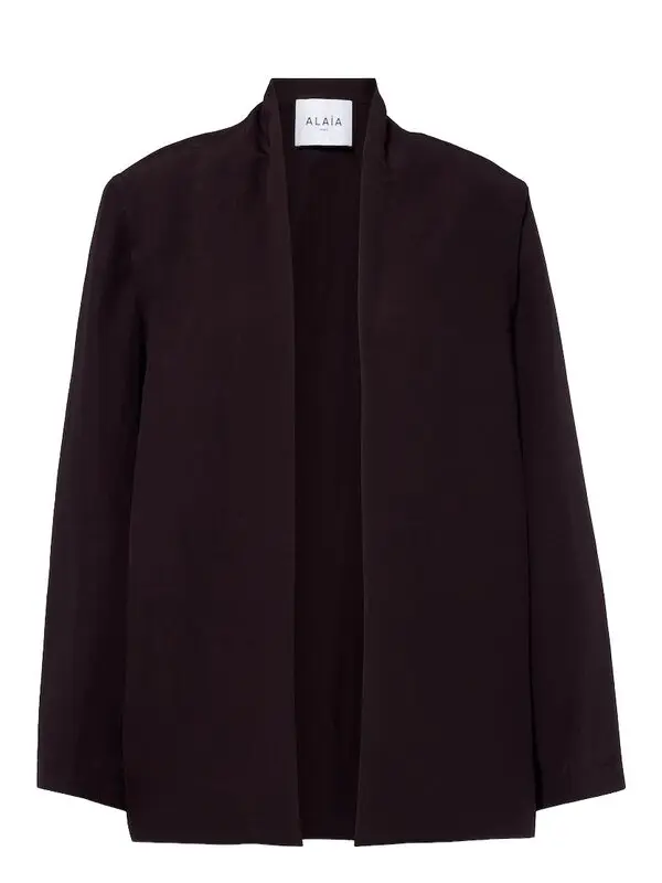 Alaïa Poplin Jacket - Brown