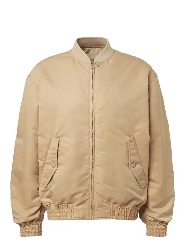 Valentino Garavani Vgold Bomber Jacket - Beige
