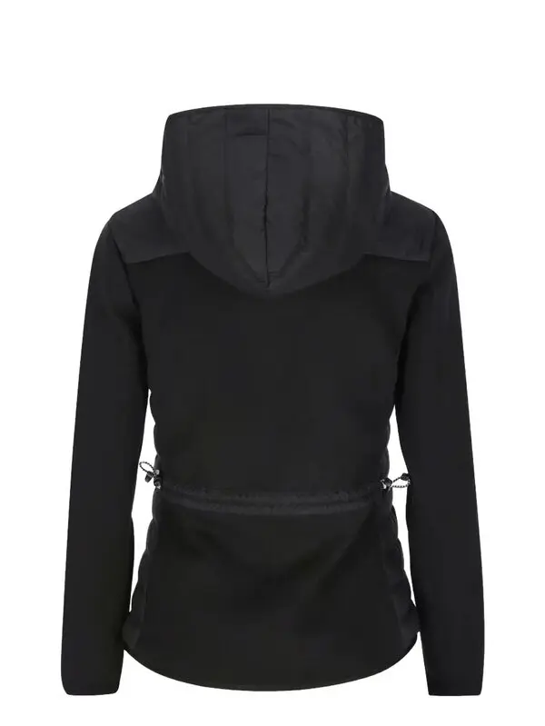 Moncler Quilted Hybrid Hoodie - Black
