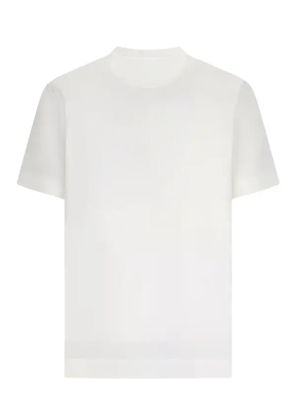 Fendi Ice Cream-embroidered T-shirt - White