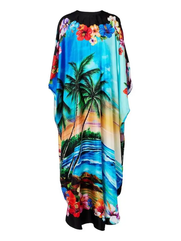 Dolce & Gabbana Printed Silk Kaftan - Multicoloured